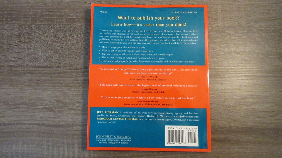 Write the Perfect Book Proposal Second Edition by Jeff and Deborah ...