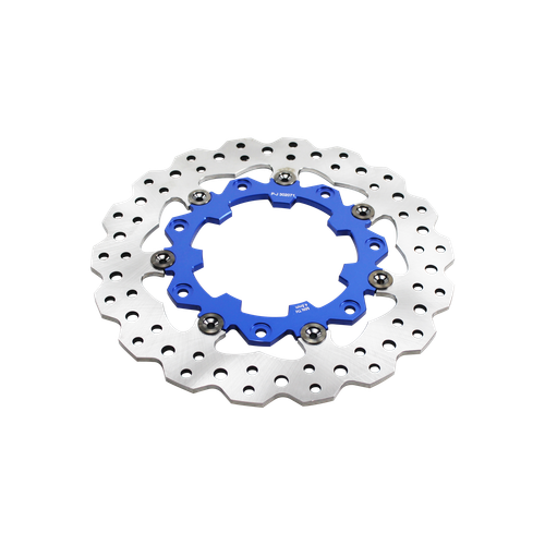 Blue 7 Holes Floating Front Brake Rotor for Harley 09-23 Touring ...