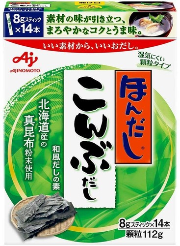 Konbu Dashi Japanese Dashi Powder Dried Seaweed 14Stick/8g Ajinomoto | eBay