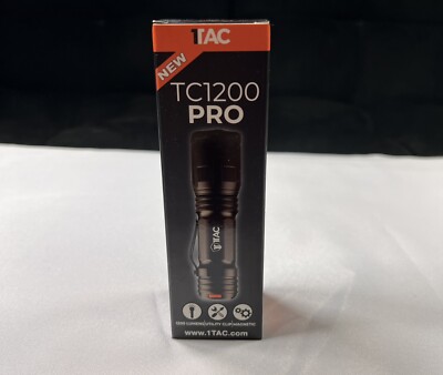 Brand New In Box-Genuine TC1200 PRO Tactical LED Flashlight 1200 Lumens ...