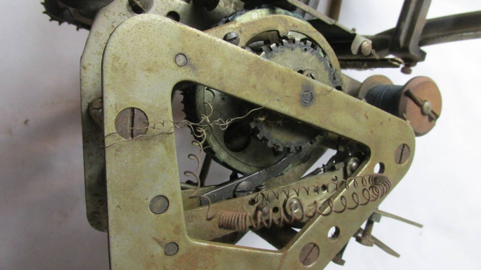 Antique IBM International Time Recorder Time clock time stamp parts | eBay