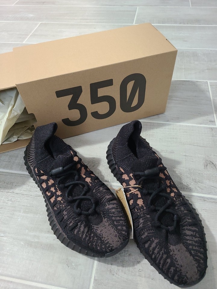 Yeezy Boost 350 V2 CMPCT Shoes Slate Carbon Men's 10 Adidas Black ...