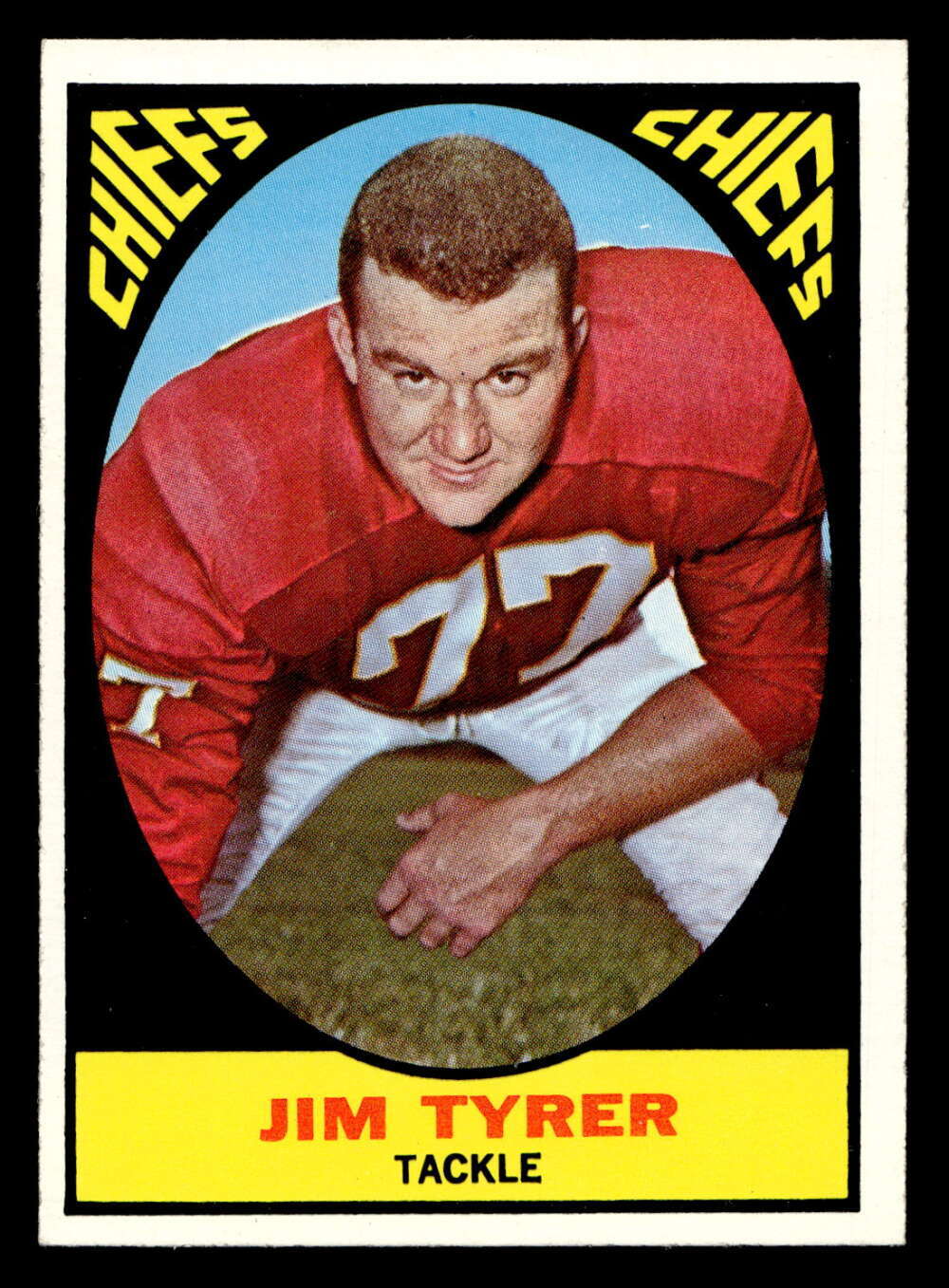 1967 Topps #68 Jim Tyrer Ex-Mint Chiefs | eBay