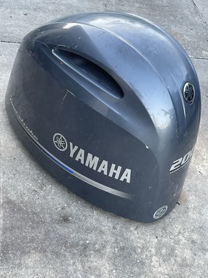 Yamaha Boat Outboard Motor Engine Cowling 200 HP Fourstroke - Cracks | eBay