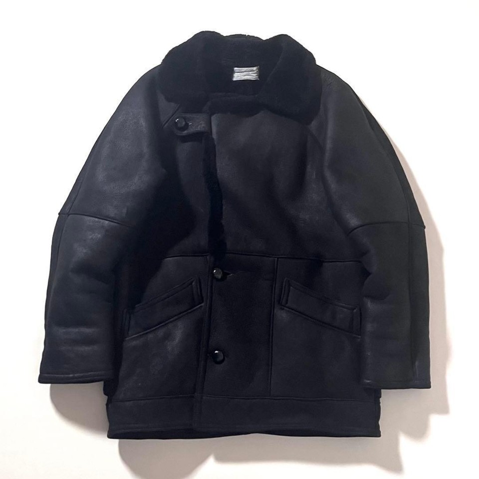 Excellent condition Winnie Roast Mouton Boa Coat USA made 80s Vintage ...