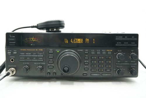ICOM IC-736 HF 50MHz Transceiver 100W Black + Mic Good Cond. | eBay