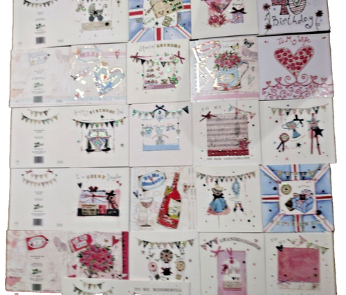 120 Wholesale Mint Greeting Cards Relations & Occasions Supplied with ...