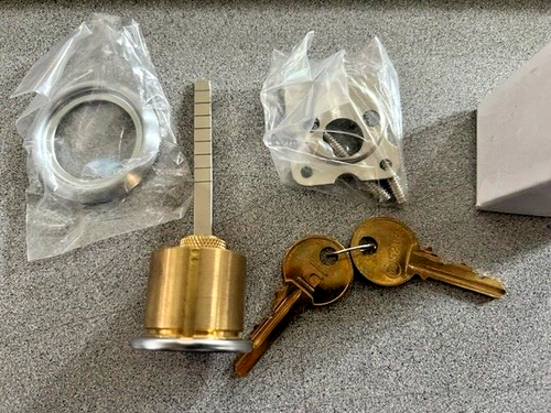 GENERAL LOCK YALE Y2 ( YA ) KEYWAY RIM CYLINDER RC6-YA-626 US26D | eBay