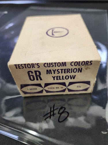 ED ROTH Custom Paint Mysterion Yellow Original BOX of 12 1/4oz bottles ...