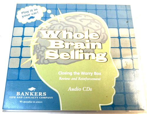 WHOLE BRAIN SELLING - Close the Worry Box - 2 Audio Cds Bankers Life ...
