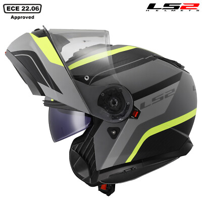 LS2 FF908 STROBE P/J FLIP-UP FULL FACE MOTORCYCLE MODULAR CRASH HELMET ...