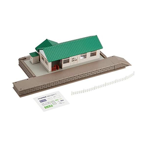 TOMIX 4202 N Gauge Wooden Station Building Set Green 4202 Railway model ...