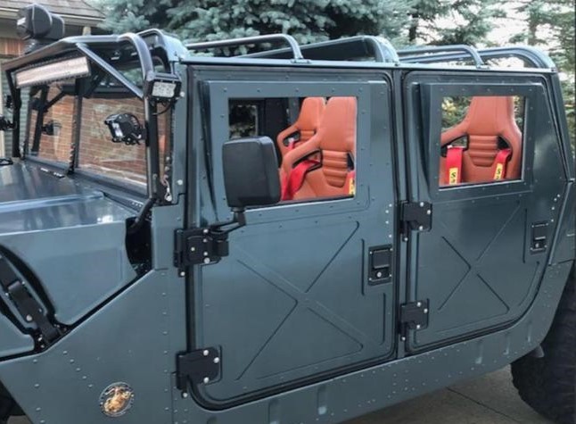 New Black Military Humvee X-doors - 4 Hard Doors - M998 M1038 M1025 | eBay
