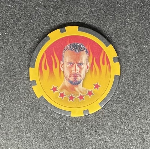2011 Topps WWE Power Chipz CM Punk Poker Chip #6 | eBay