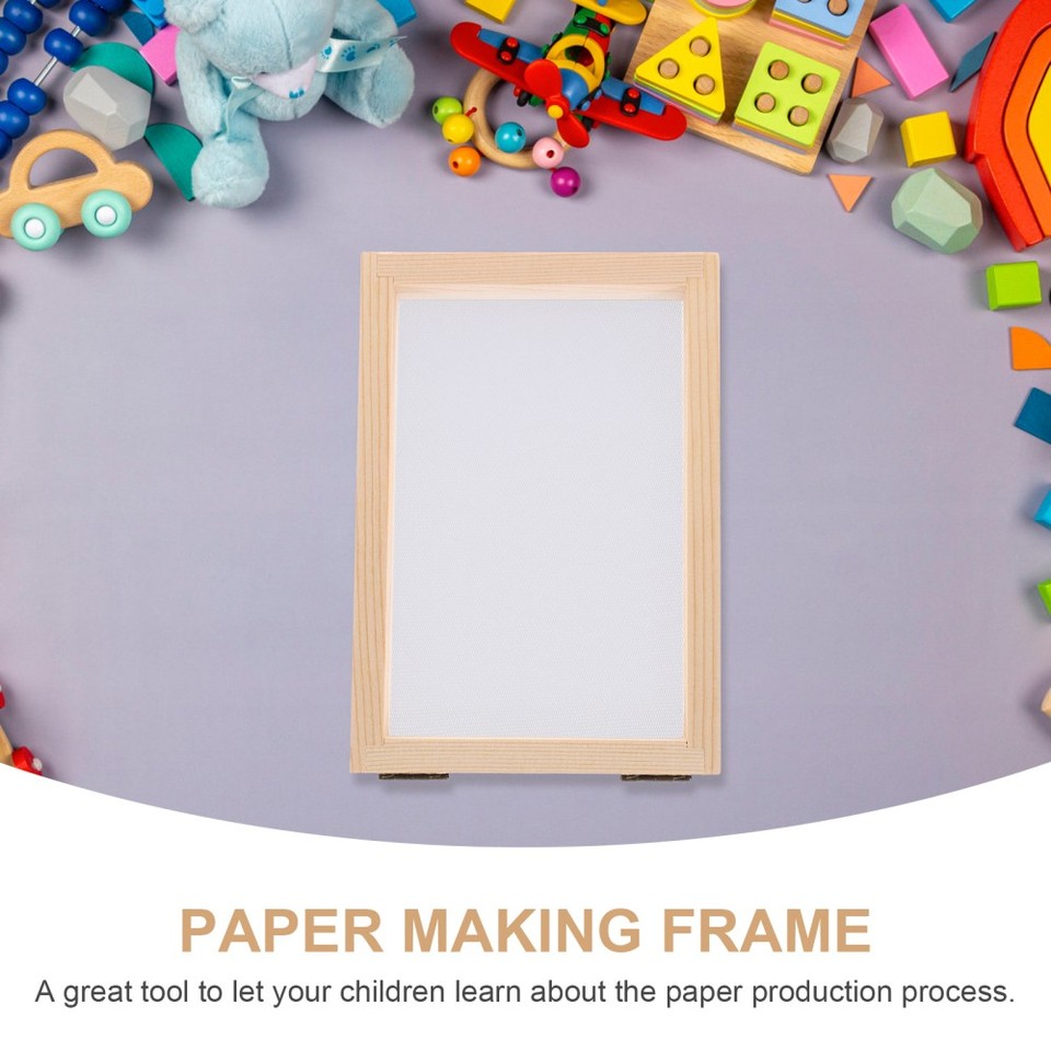 2 Count Handmade Paper Frame Making Pulp for Kids Frames Mould Toy | eBay