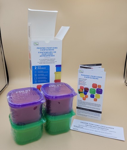 28 Pcs Fix Portion Control Containers Kit With Instructions And Food ...
