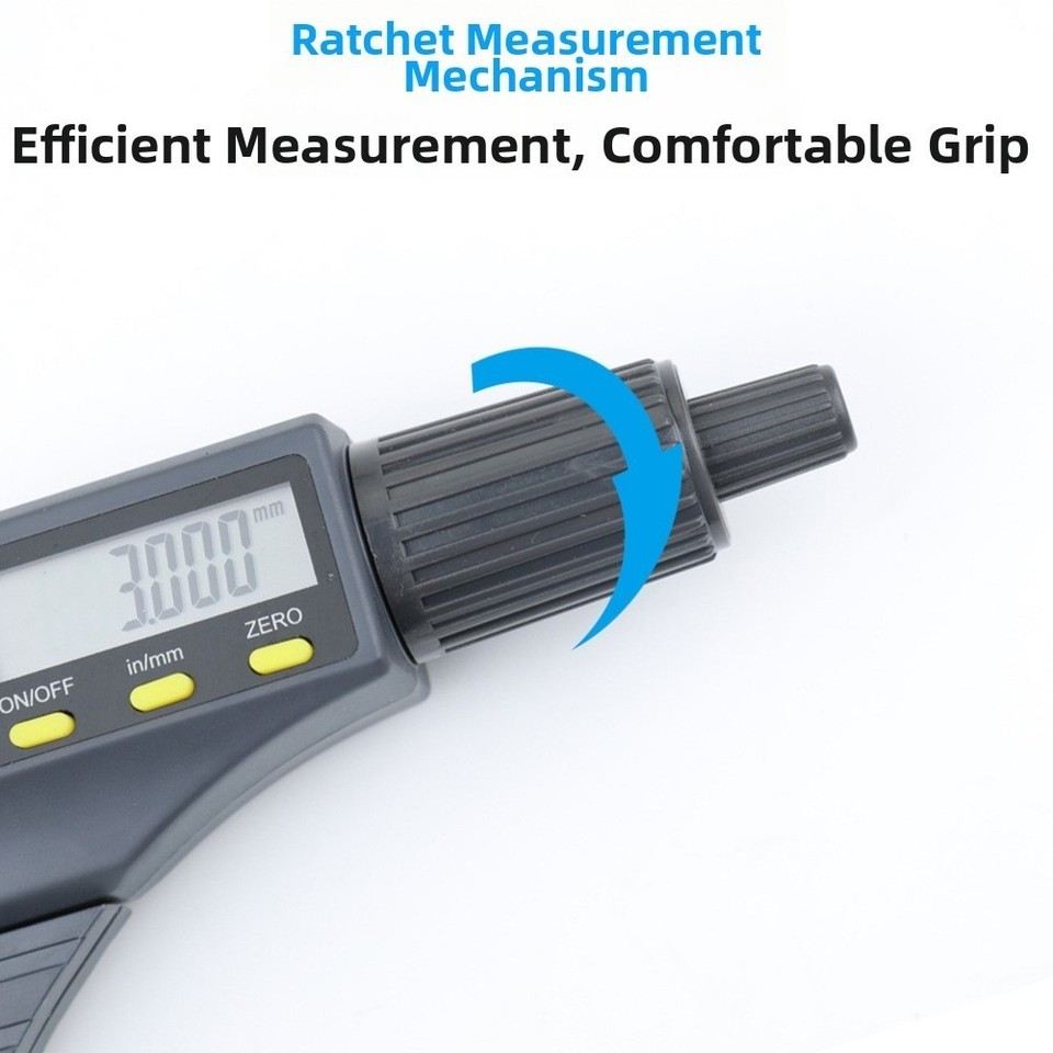 Digital Micrometer 0.001mm Accuracy For Machining Instruction Manual ...