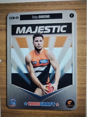 2024 AFL Teamcoach Card Craft Majestic GWS Giants Toby Greene CCM-09 *3 ...