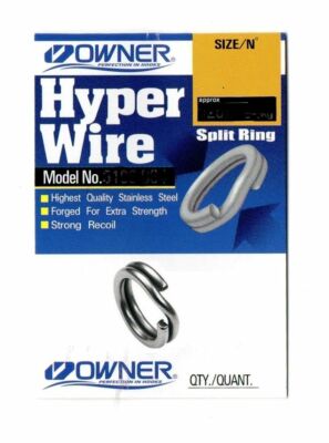 Owner Split Rings Hyperwire Heavy Duty Stainless Steel Strong Recoil Fishing Kit | eBay UK