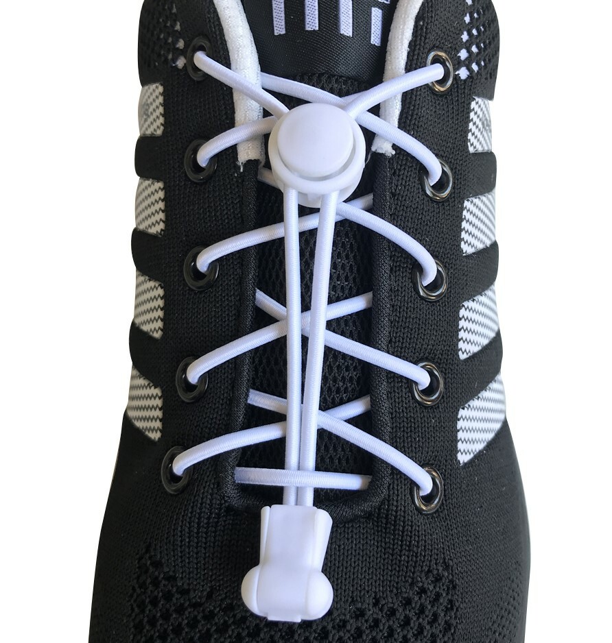 Lazy No Tie Elastic tieless lock Shoe laces strings for Sneakers kids ...