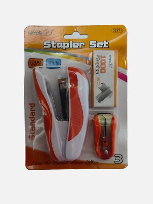 Standard Table Stapler Set With Staple Remover & 1000 Staples 26/6 ...