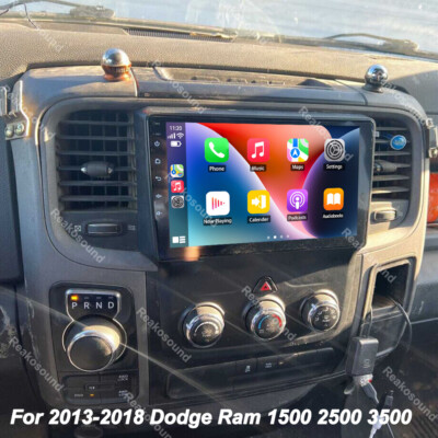 Carplay For 13-18 Dodge Ram 1500 2500 3500 Android 13 Car Stereo FM ...