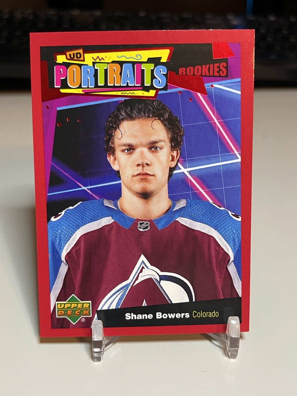 2020-21 Upper Deck - Ud Portraits Rookies Shane Bowers #P-73 Red (RC ...