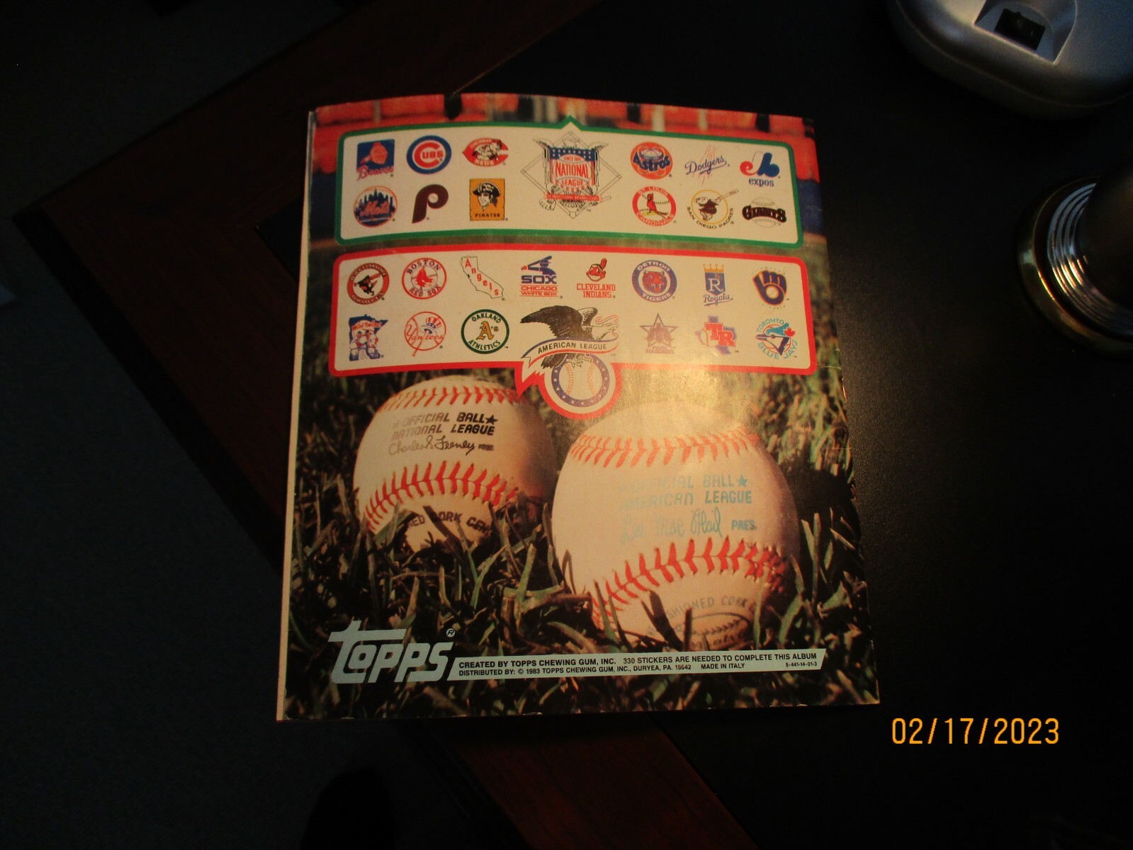 1983 Topps Baseball Sticker Album 32 Pages - Ready To Be Completed | eBay