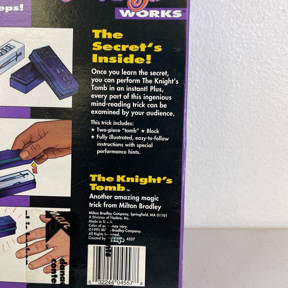 Vintage 90s Magic Works The Knights Tomb Milton Bradley Game Toys SEALE ...
