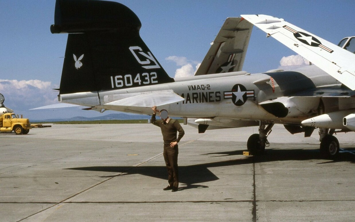 Vietnam 1968 USN G-1 Flight Jacket "VMAQ-2" Playboy Bunny patch (Size ...