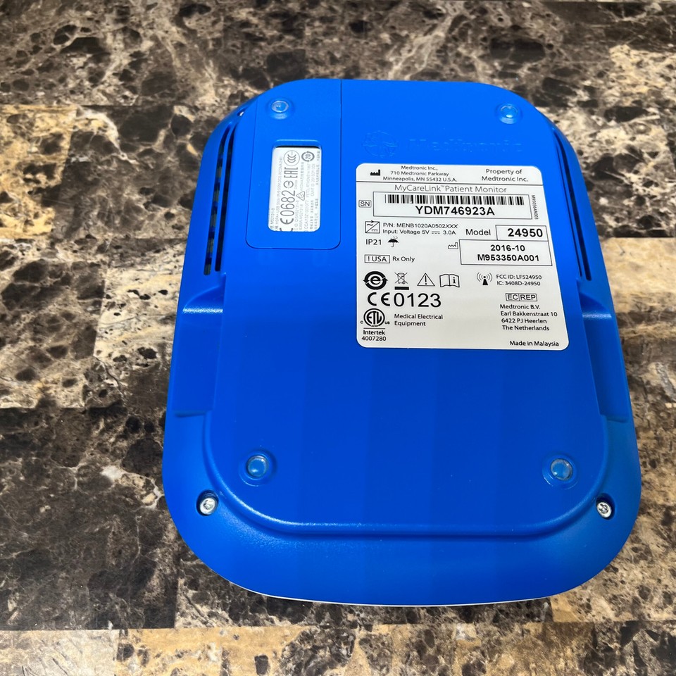 Medtronic MyCareLink Patient Monitor #24950 W/ Remote #24955 W/ AC ...