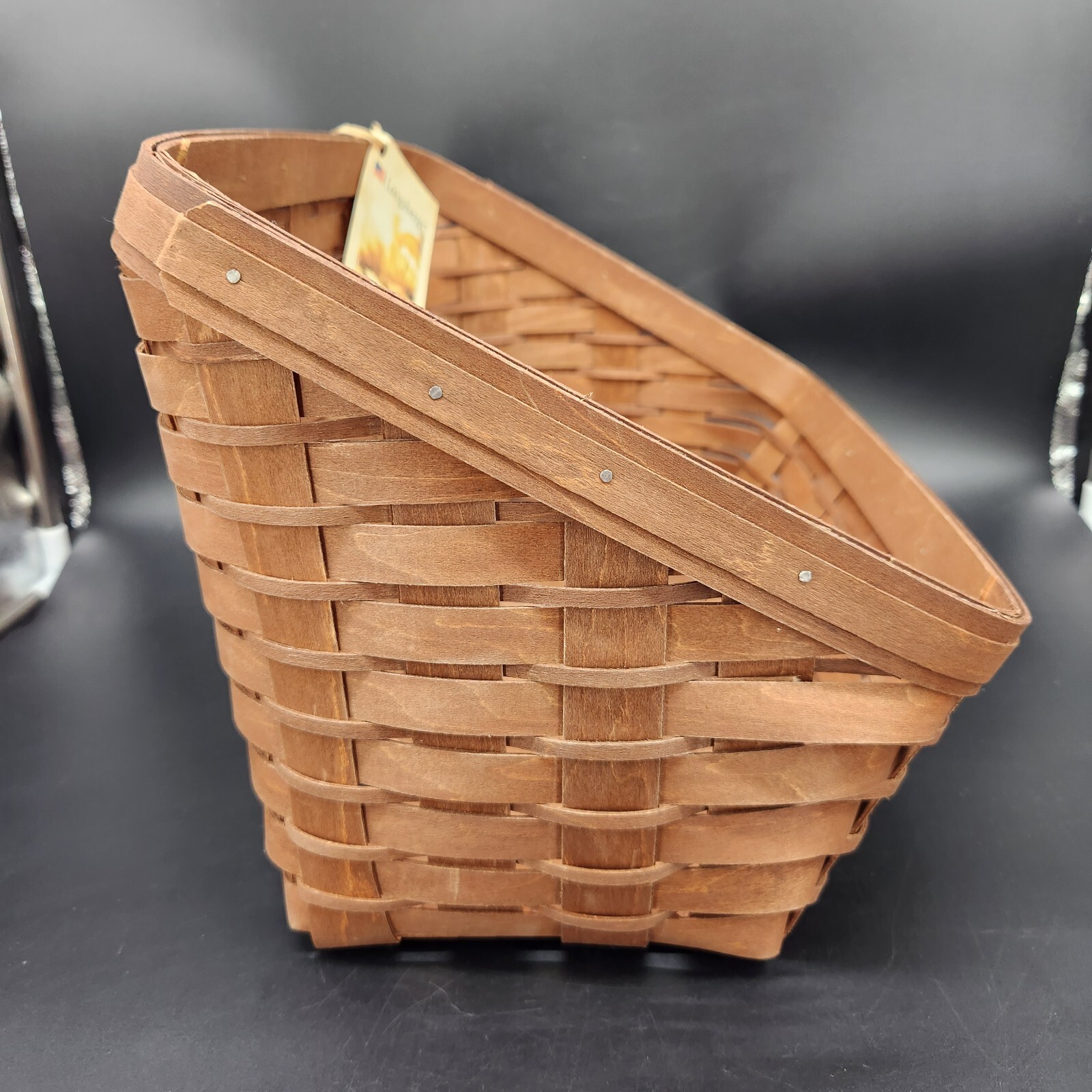 Longaberger Sort & Store Rich Brown Large Desktop Basket, Prot., Liner ...