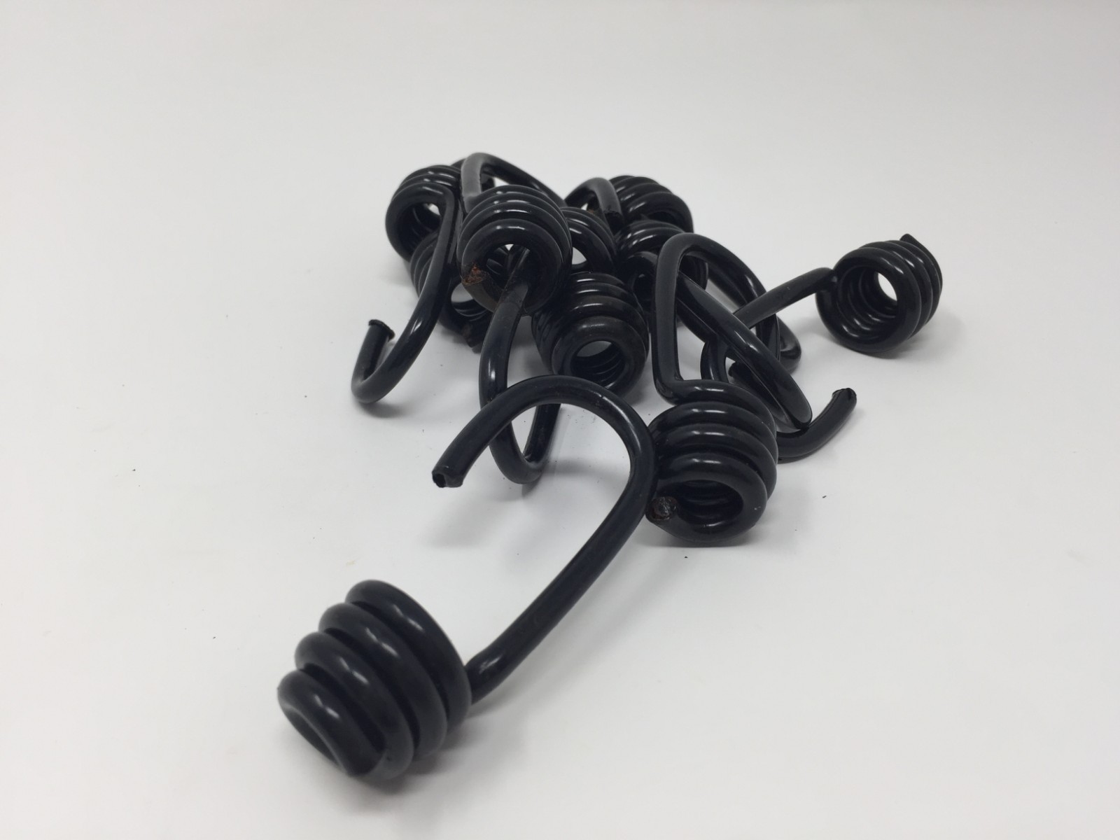 BUNGEE HOOKS, Black metal spiral, 5MM, 3/16 CORD, pack of 20 | eBay