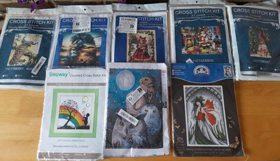 Bundle 18x Cross Stitch Kits Various Sizes and Designs | eBay UK