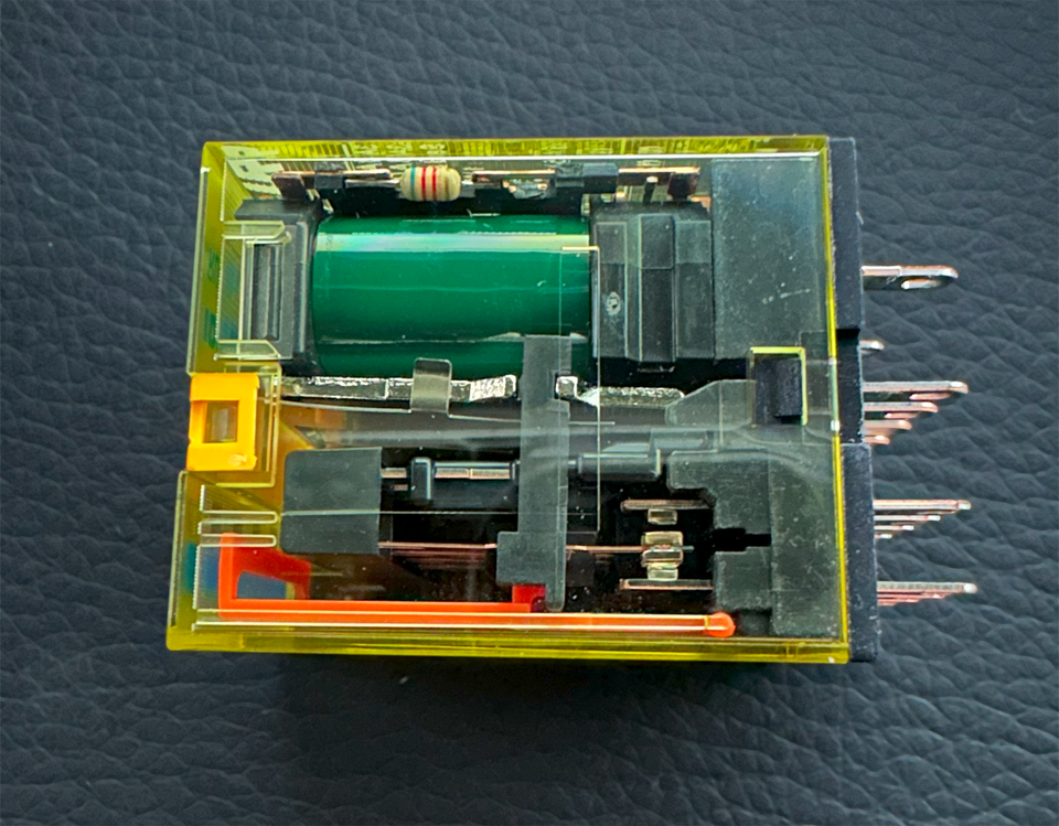 RU42S-CD-D24 IDEC Plug-in Power Relay 24VDC 3A 4PDT Bifurcated Blade W ...