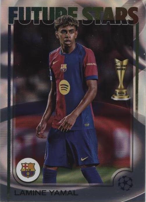 2024-25 Topps Uefa Club Competitions - Future Stars Lamine Yamal #27 ...