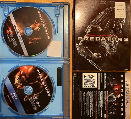 Predators 2010 2 Disc Set Blu-ray And Digital Copy Hi Def Widescreen | eBay