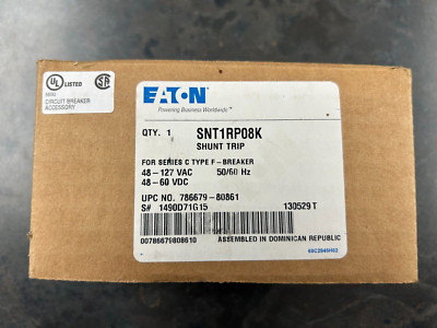 NEW EATON CUTLER HAMMER SHUNT TRIP SNT1RP08K | eBay