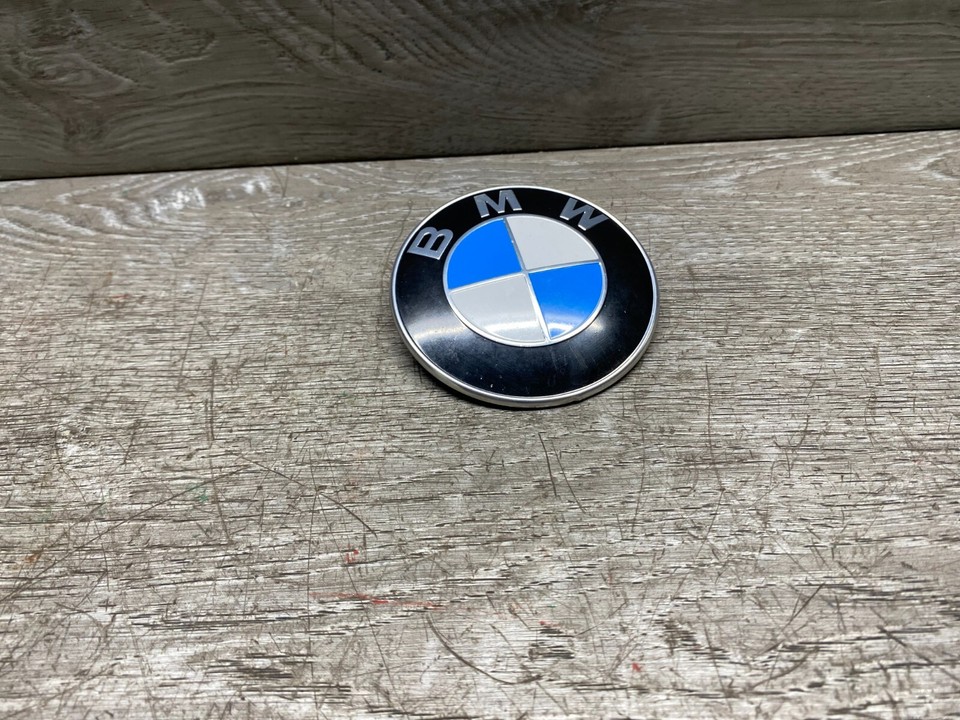 BMW OEM GENUINE E38 E39 E46 E53 E60 E63 E88 E90 E70 FRONT HOOD EMBLEM ...