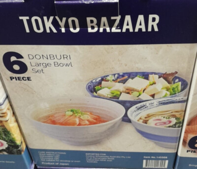 Tokyo Bazaar Japanese Donburi Bowls 6 Piece Set | eBay Australia