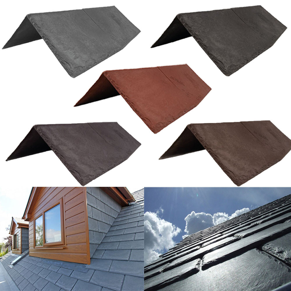 Tapco Plastic Ridge Tiles Roof Ridge Capping Slate Roof Tiles Synthetic ...