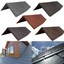 Tapco Plastic Ridge Tiles Roof Ridge Capping Slate Roof Tiles Synthetic ...