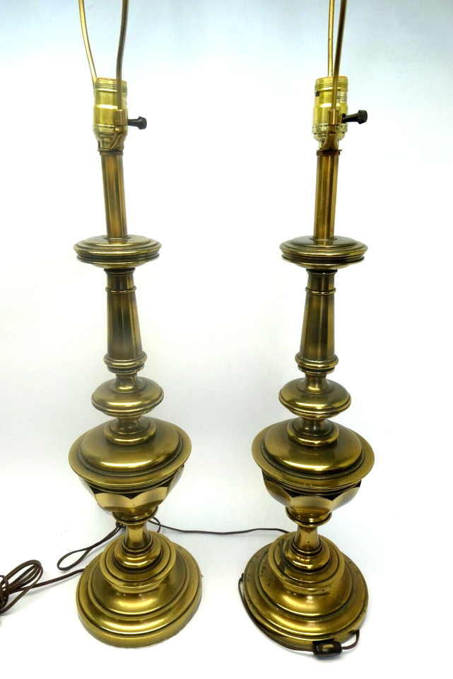 Pair of Vintage Used Stiffel Company Designer Electric Table Lamps ...