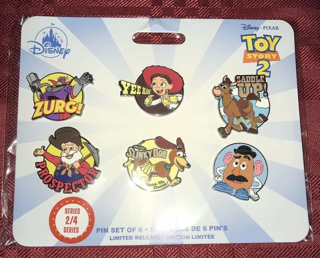 Disney Store Toy Story Trading Pin Set - Limited Release 6 Pack Series ...
