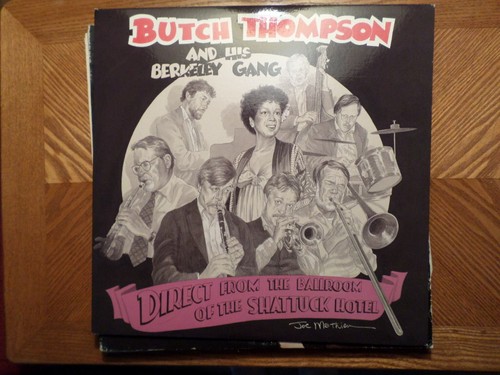 STOMP OFF LP RECORD/BUTCH THOMPSON/DIRECT FROM THE BALLROOM OF SHATTUCK ...