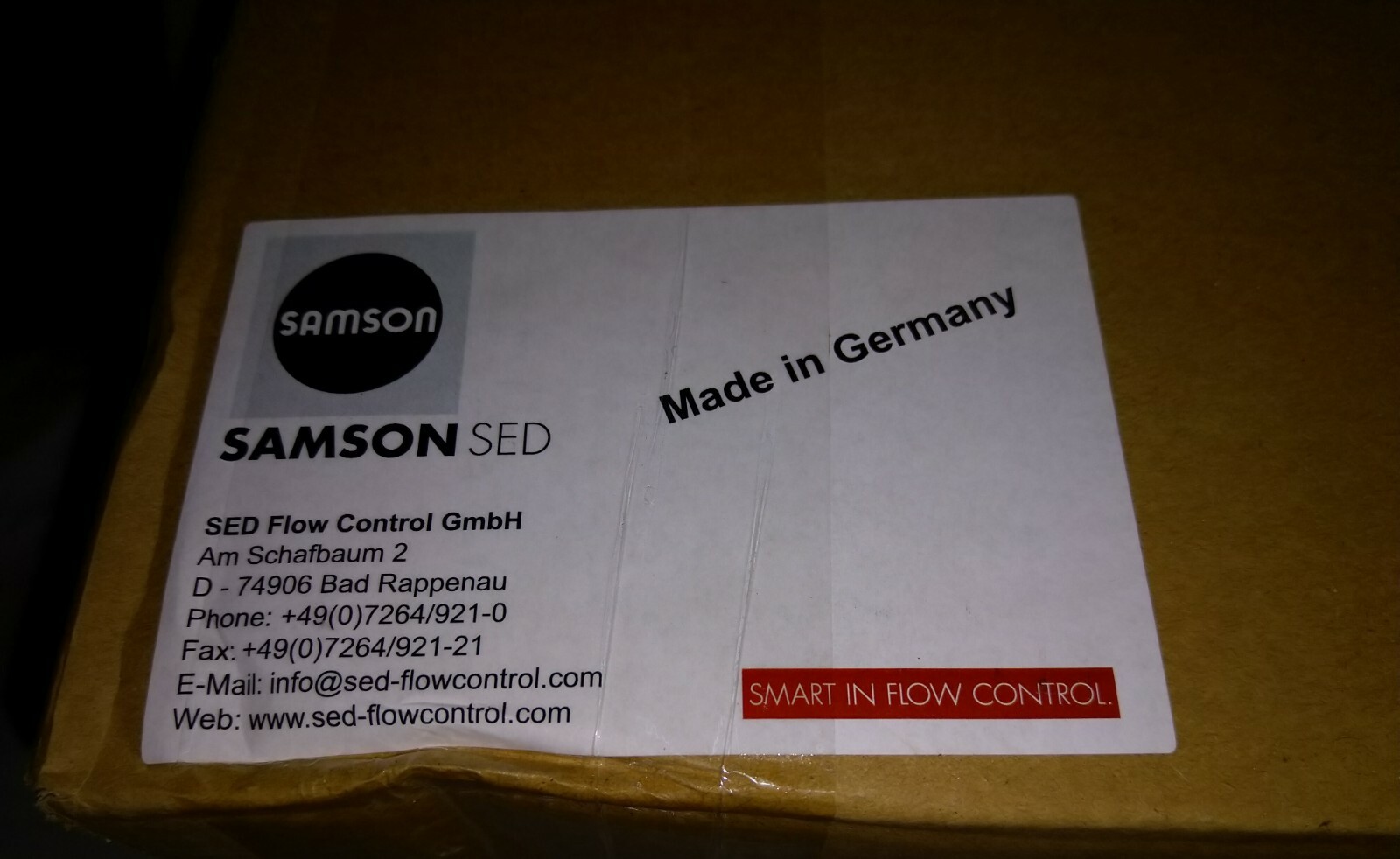Samson SED Flow Control Valve 395.BZR32.40.77.645.44.4AS.08 S8334-C Dv ...