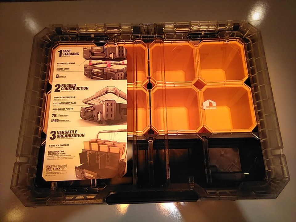 TOUGHBUILT StackTech Deep Large Organizer Tool Case box Packout flex ...