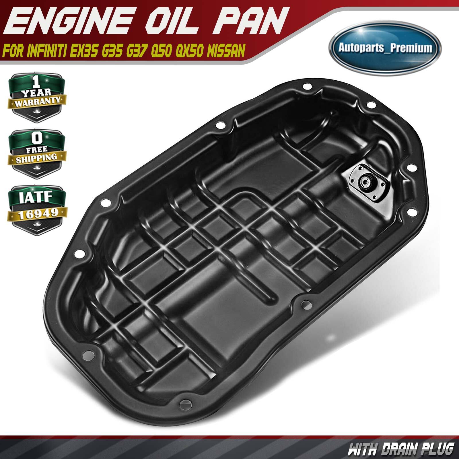 Engine Oil Pan for Infiniti EX35 G35 G37 Q50 QX50 Nissan 350Z AWD RWD ...