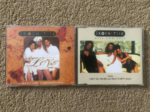 BROWNSTONE CD SINGLES - IF YOU LOVE ME (1995) & KISS AND TELL (1997 ...