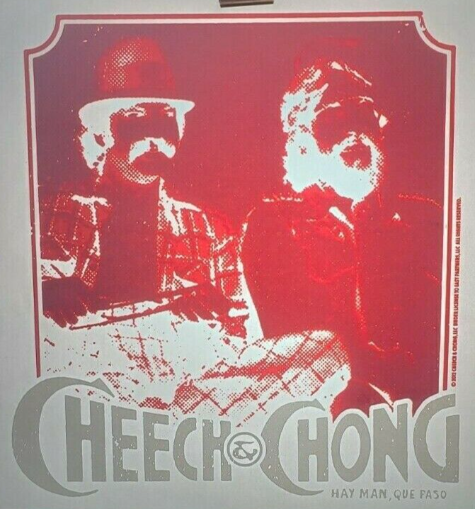 Cheech & Chong Hey Man Que Paso Logo Iron On Heat Transfer 11.5"X12 ...